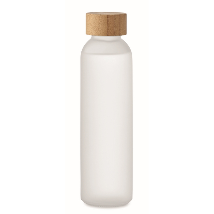 Glasflasche transparent weiss 500ml - Preuninger Karten